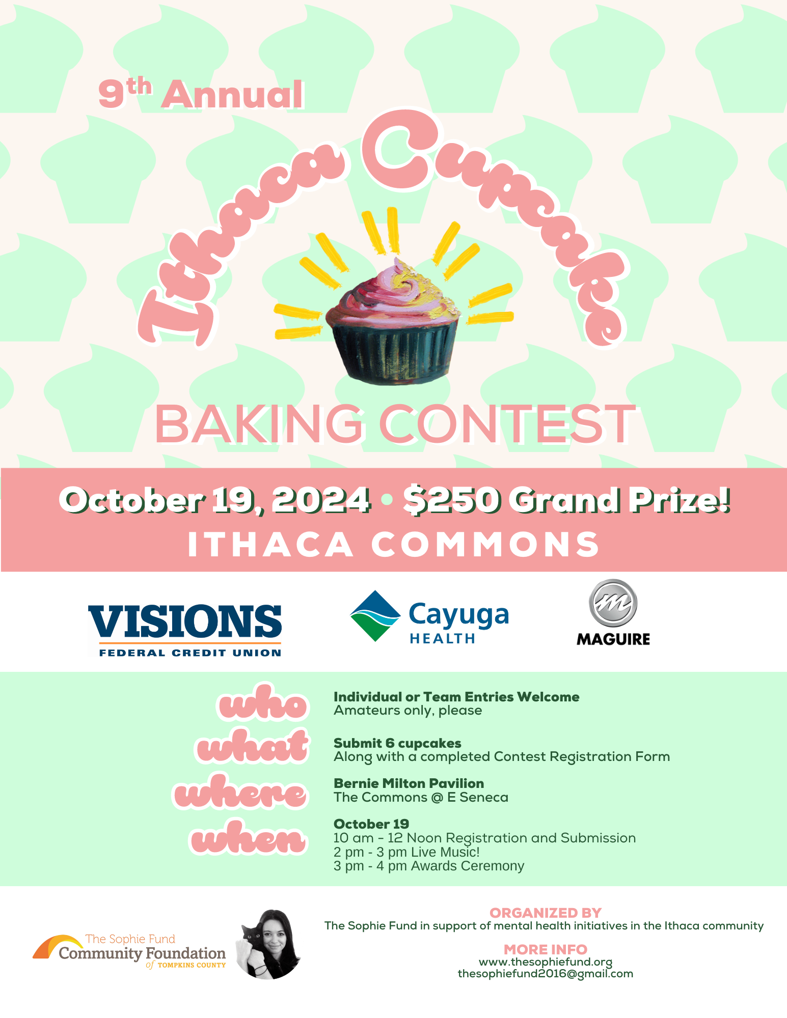 Cupcake Contest – The Sophie Fund